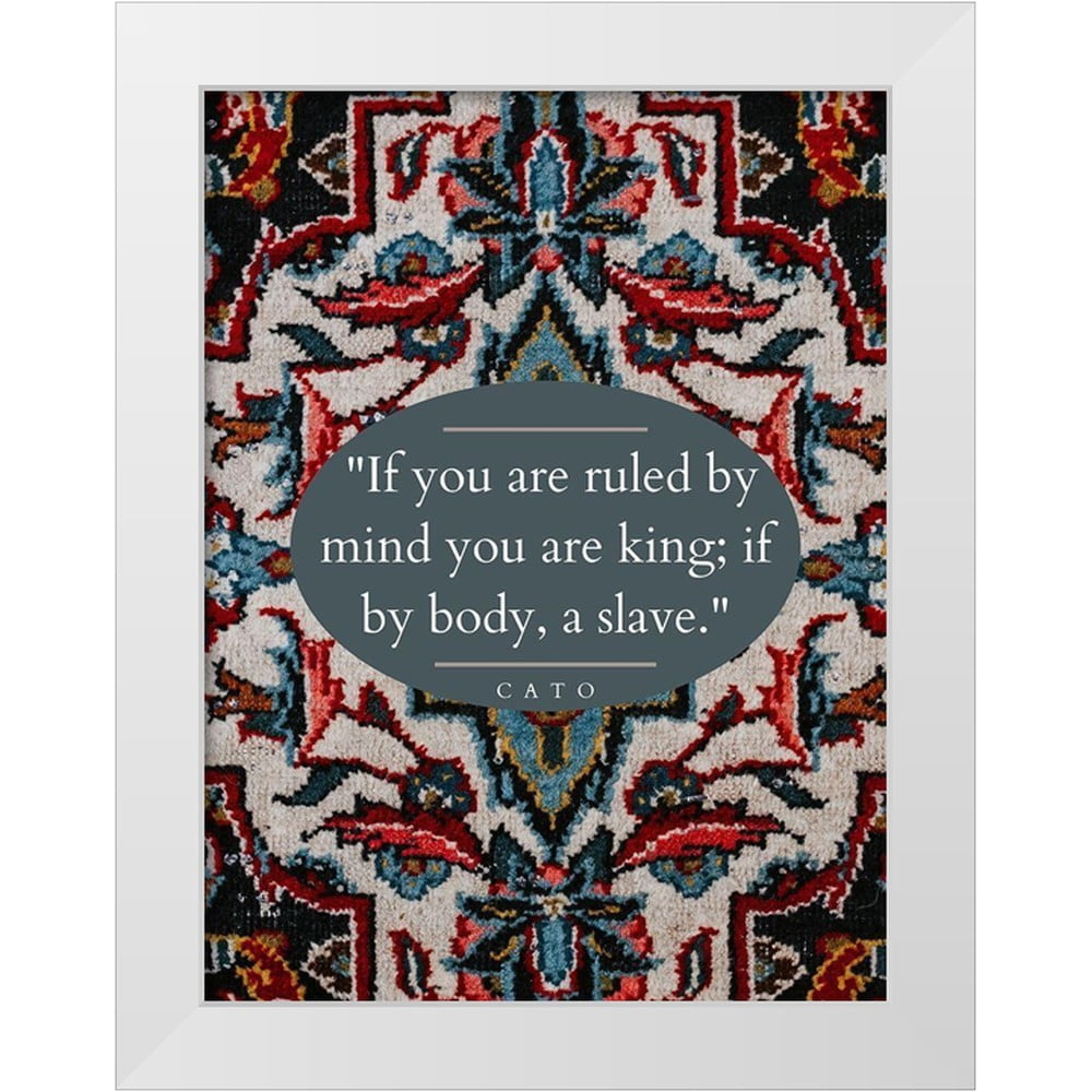 ArtsyQuotes 19x24 White Modern Wood Framed Museum Art Print Titled ...