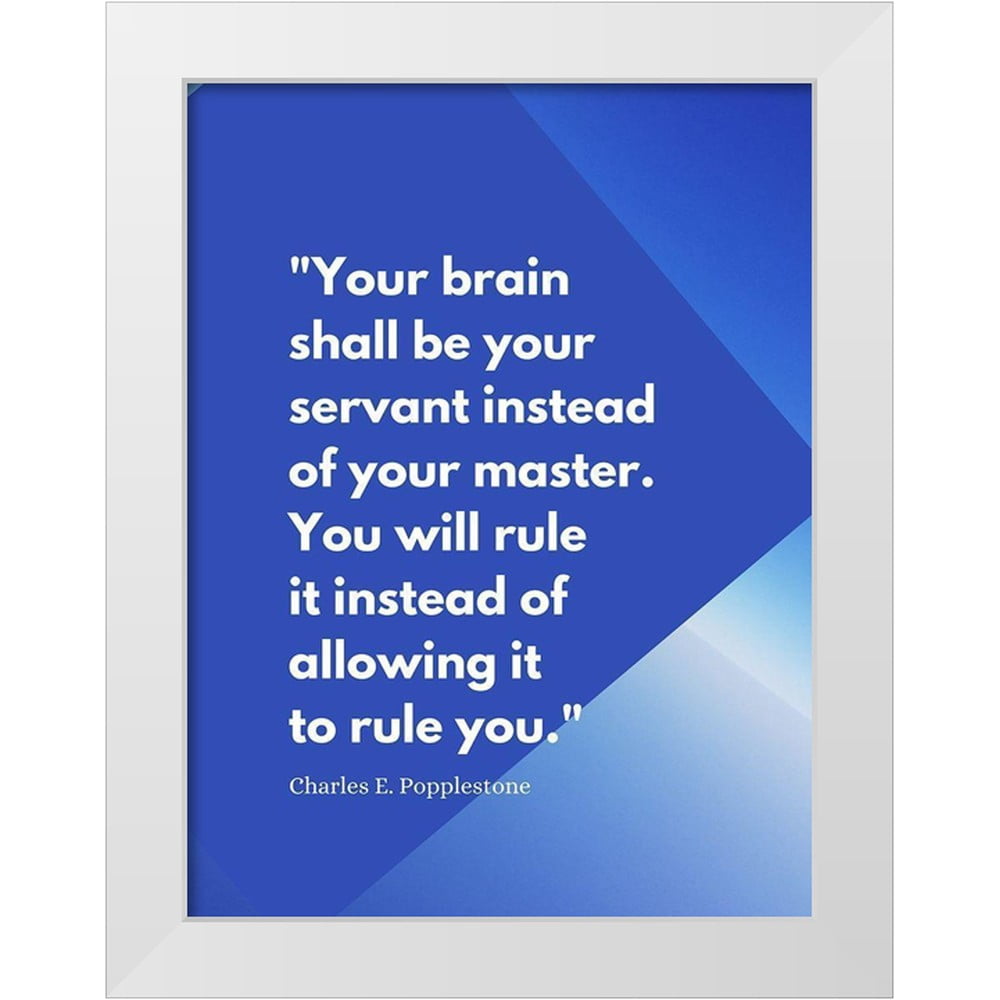 ArtsyQuotes 19x24 White Modern Wood Framed Museum Art Print Titled ...