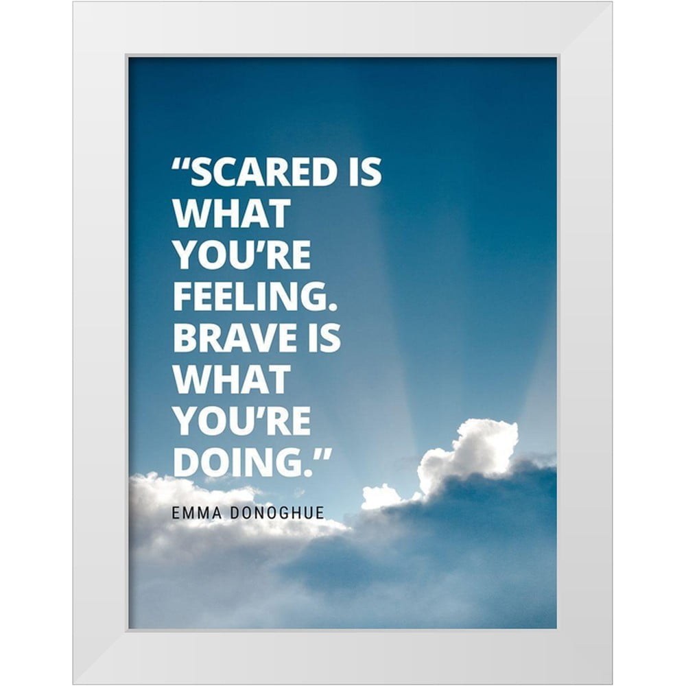 ArtsyQuotes 19x24 White Modern Wood Framed Museum Art Print Titled ...