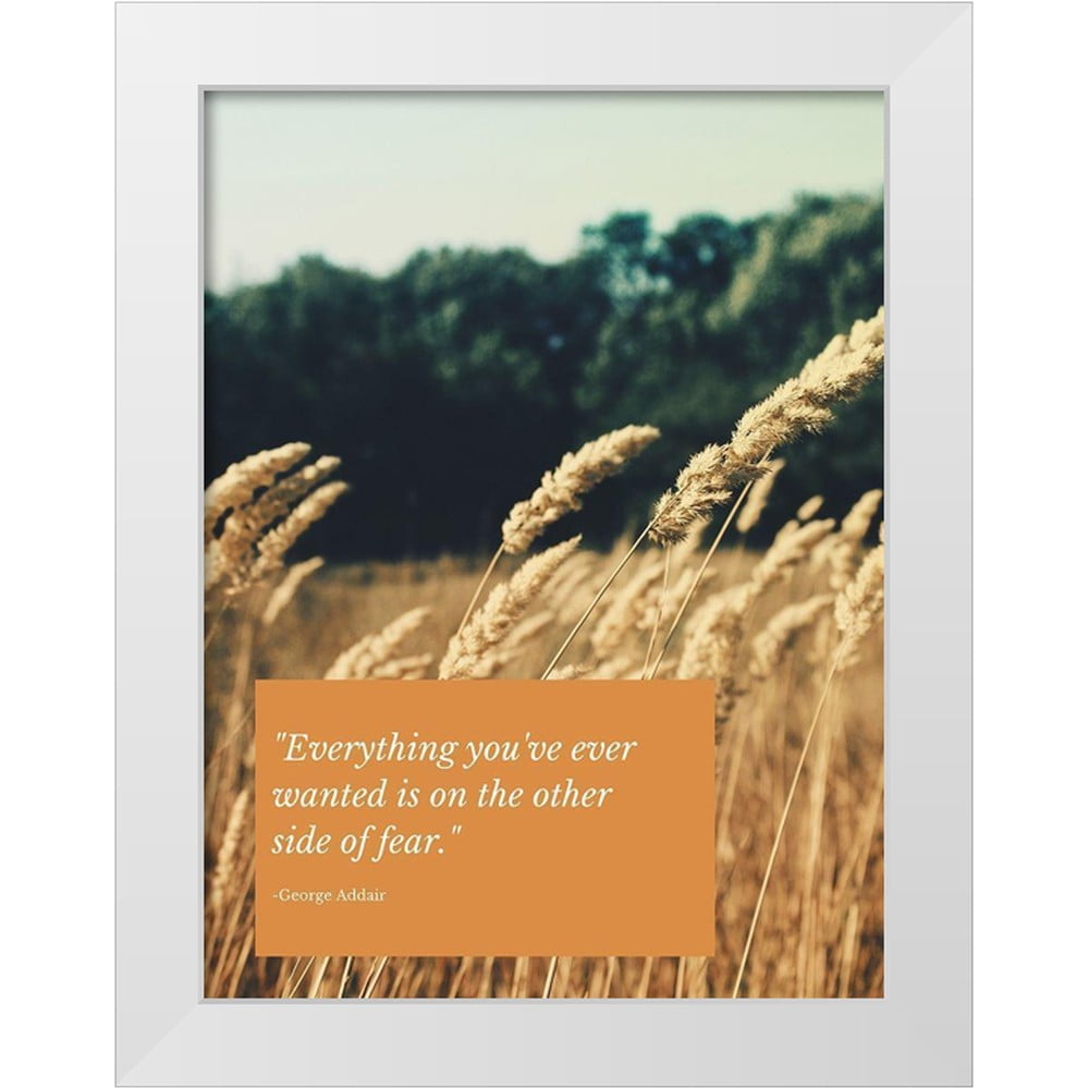 ArtsyQuotes 19x24 White Modern Wood Framed Museum Art Print Titled ...