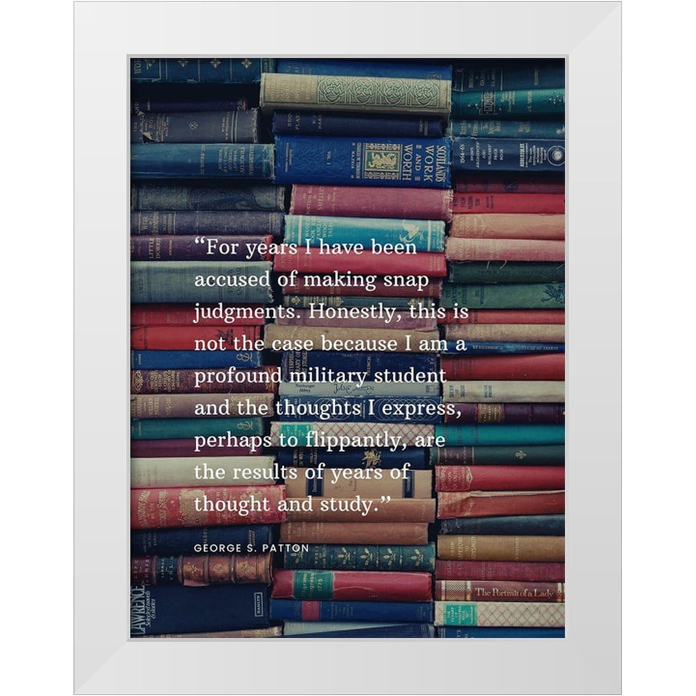 ArtsyQuotes 19x24 White Modern Wood Framed Museum Art Print Titled ...