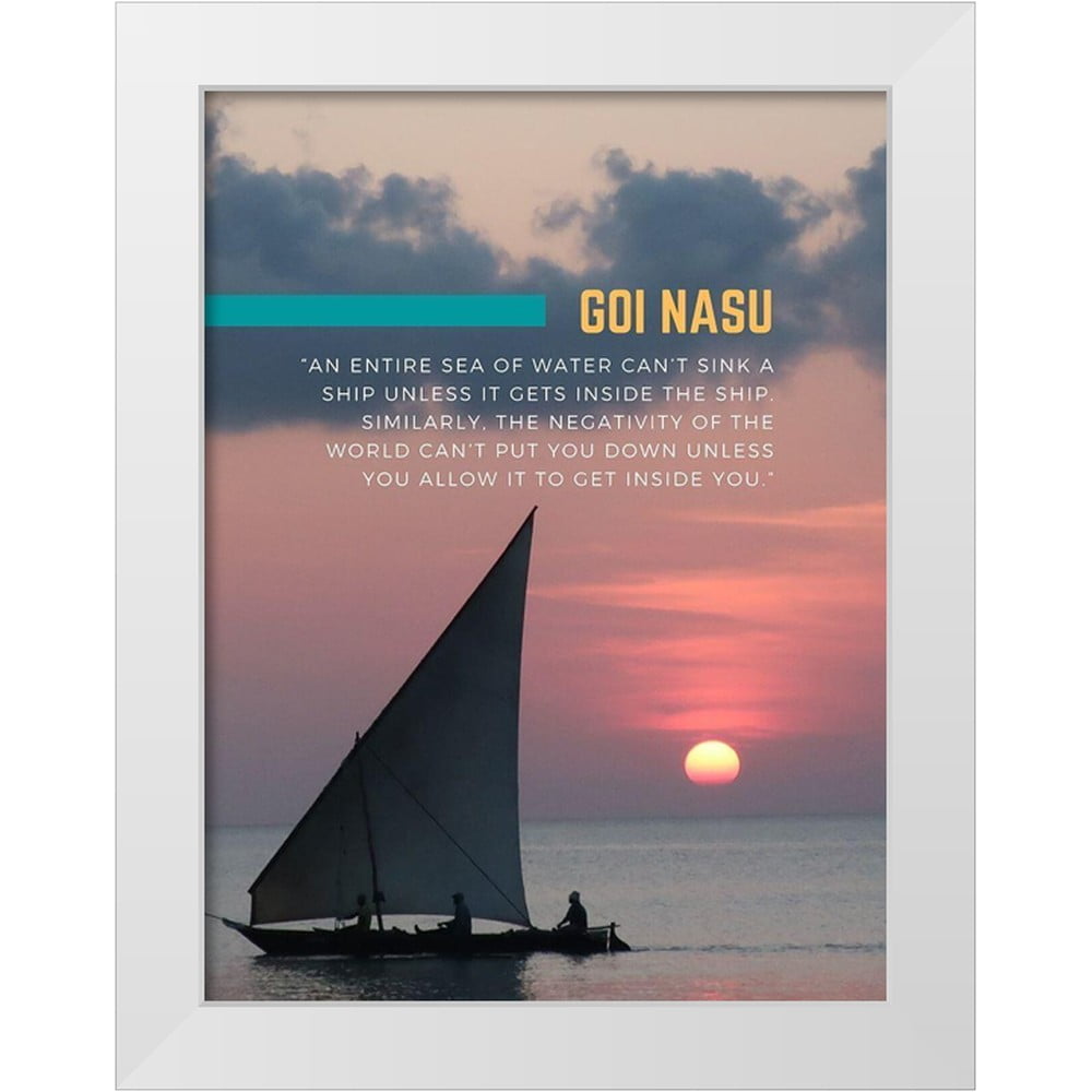 ArtsyQuotes 19x24 White Modern Wood Framed Museum Art Print Titled ...