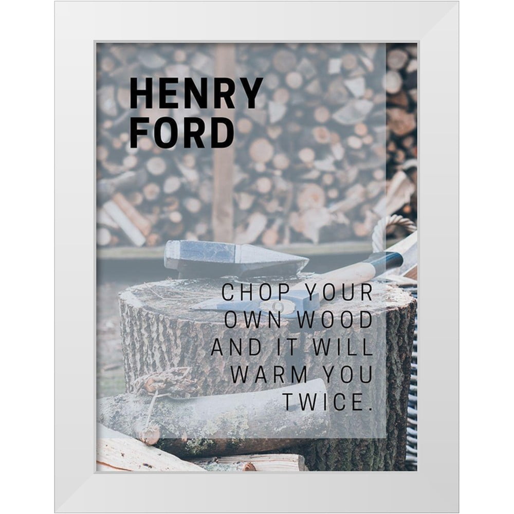 ArtsyQuotes 19x24 White Modern Wood Framed Museum Art Print Titled ...