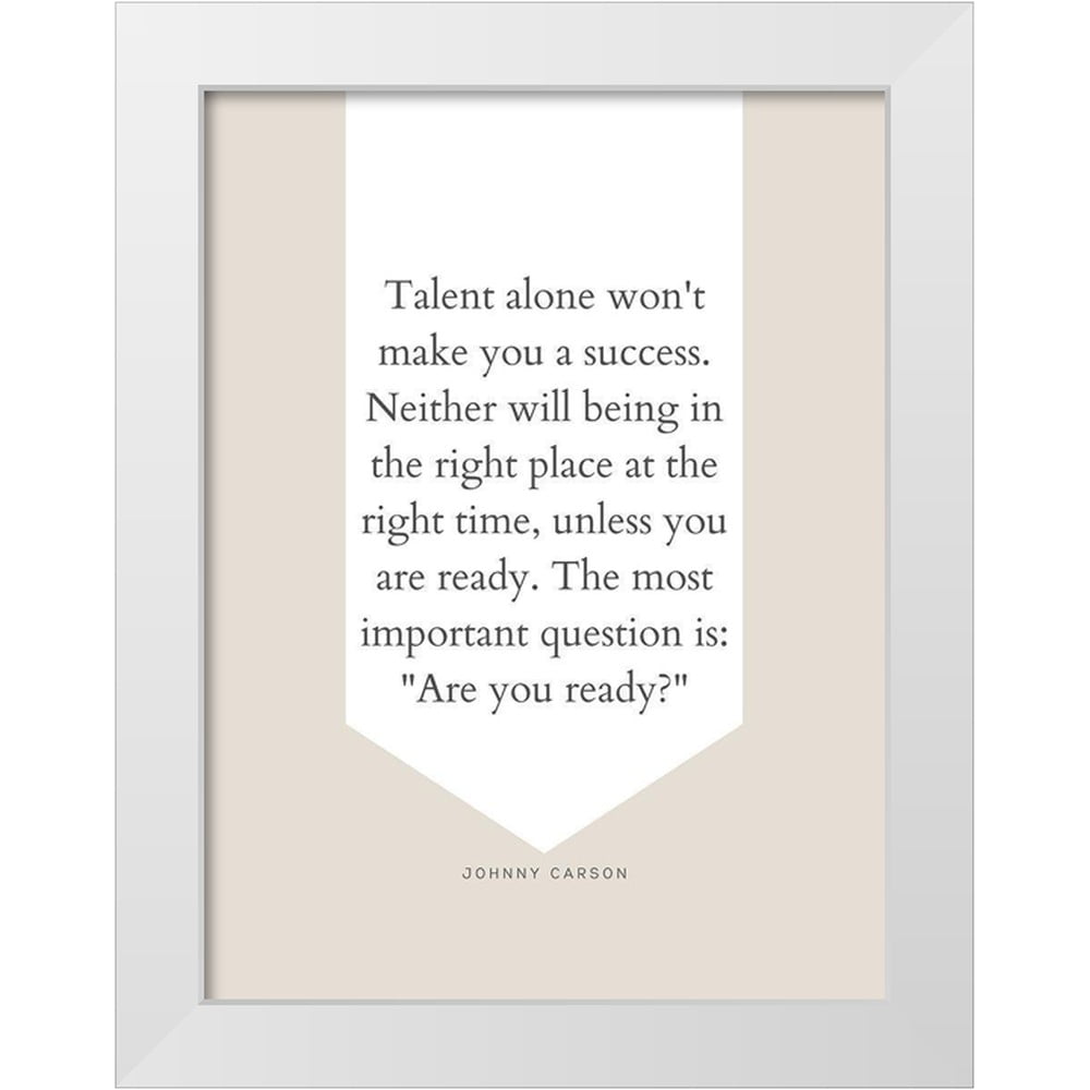 ArtsyQuotes 19x24 White Modern Wood Framed Museum Art Print Titled ...