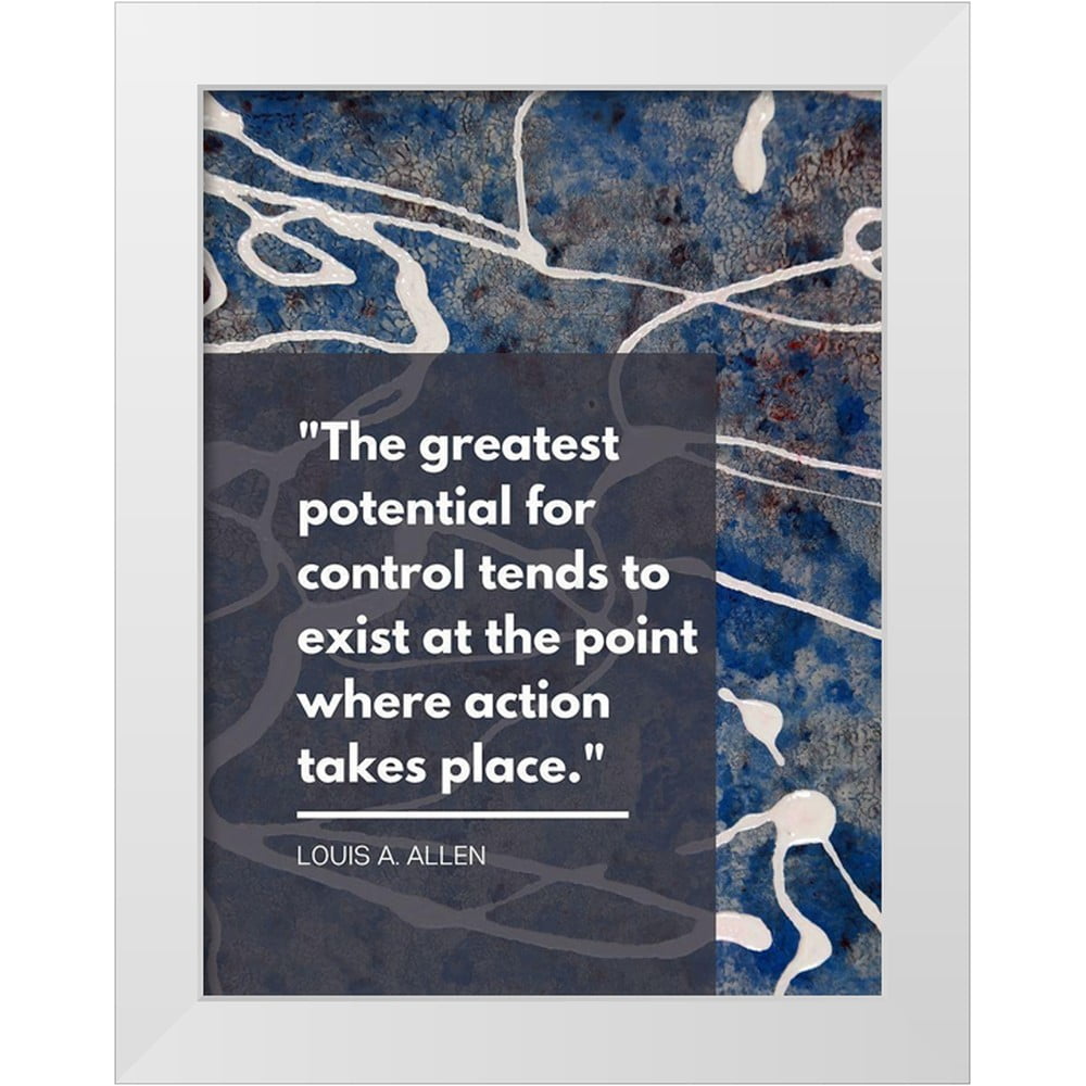 ArtsyQuotes 19x24 White Modern Wood Framed Museum Art Print Titled ...
