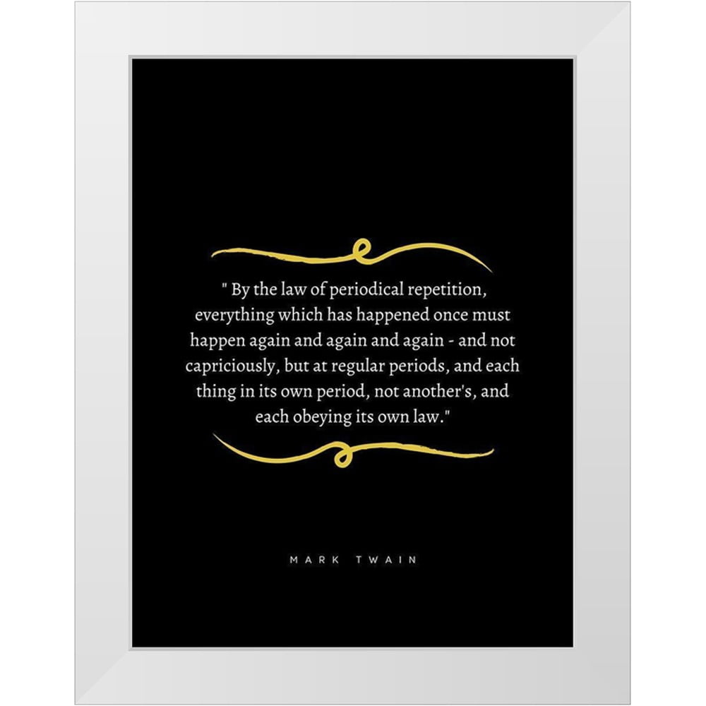 ArtsyQuotes 19x24 White Modern Wood Framed Museum Art Print Titled ...