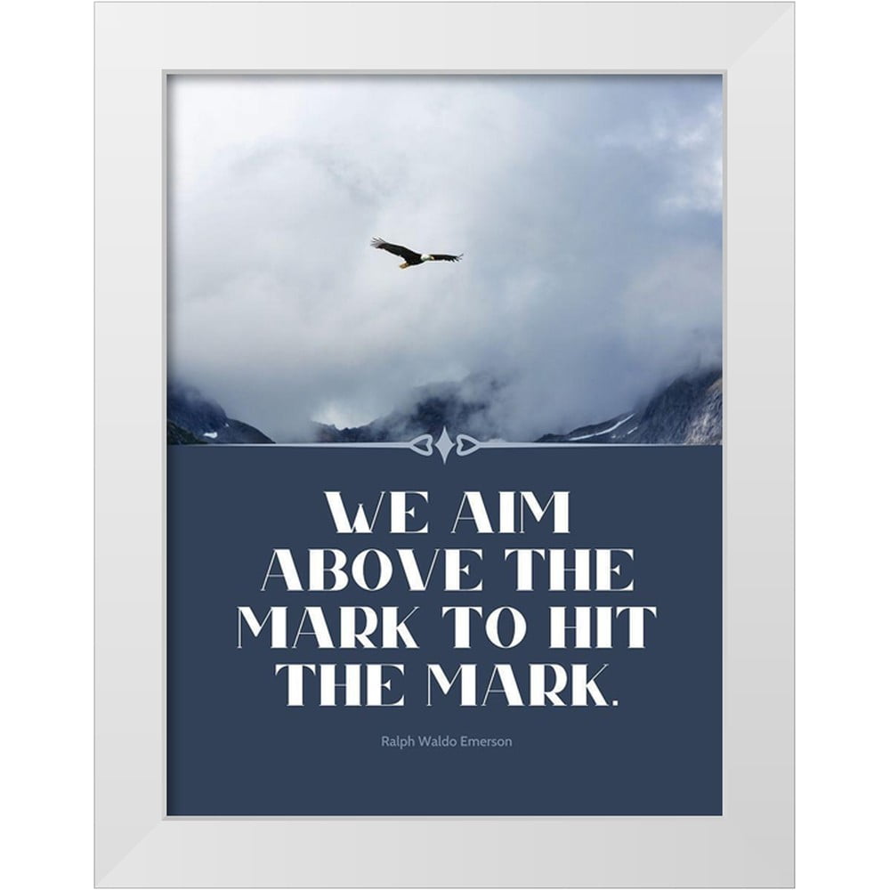 ArtsyQuotes 19x24 White Modern Wood Framed Museum Art Print Titled ...