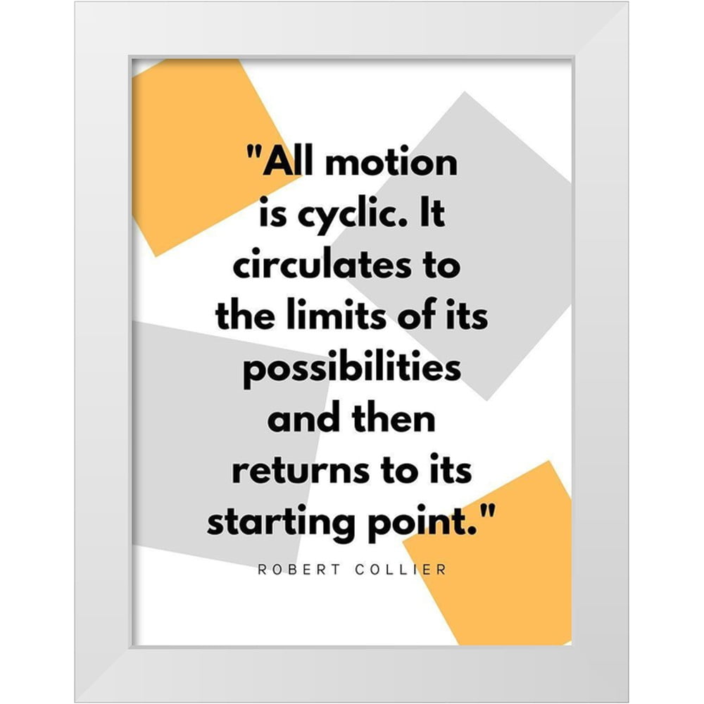 ArtsyQuotes 19x24 White Modern Wood Framed Museum Art Print Titled ...