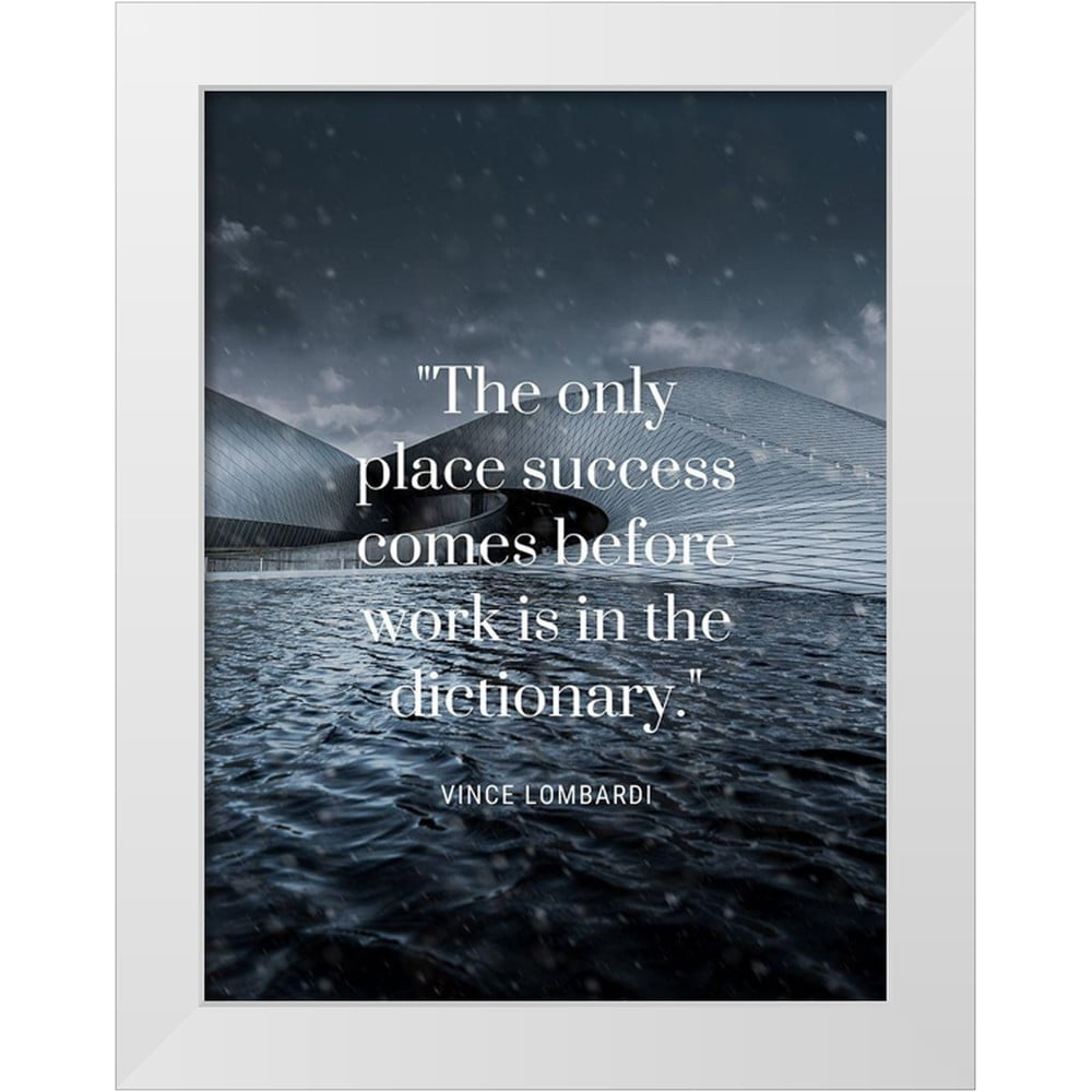 ArtsyQuotes 19x24 White Modern Wood Framed Museum Art Print Titled ...