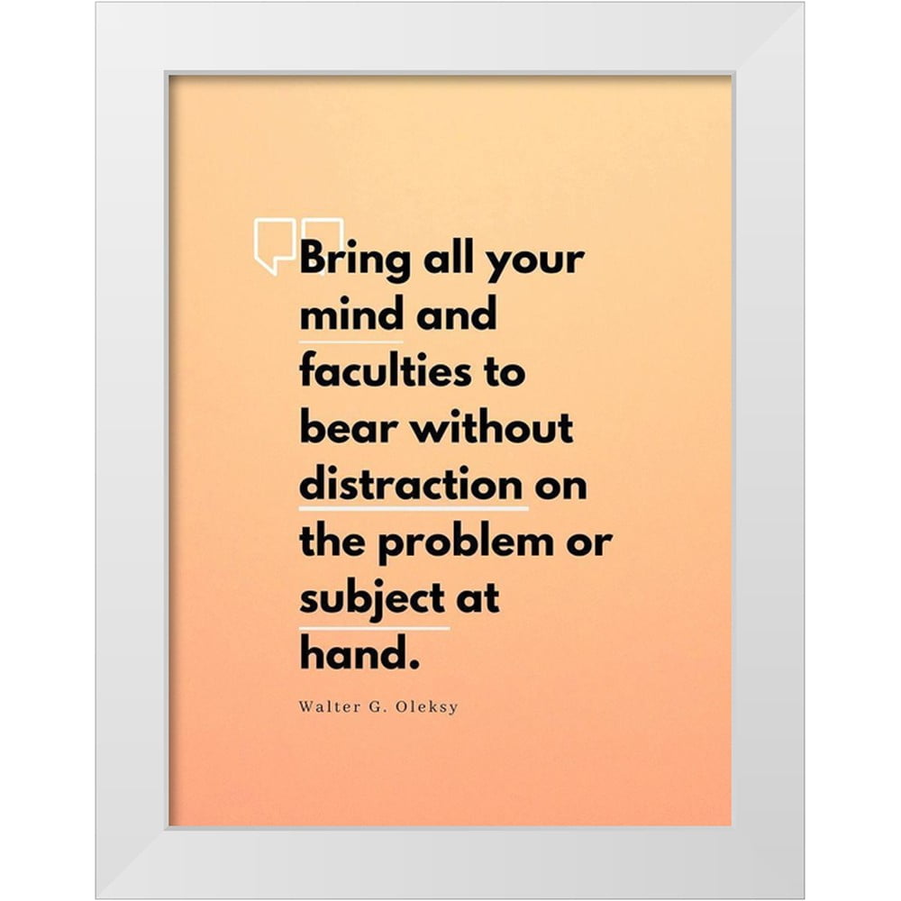 ArtsyQuotes 19x24 White Modern Wood Framed Museum Art Print Titled ...