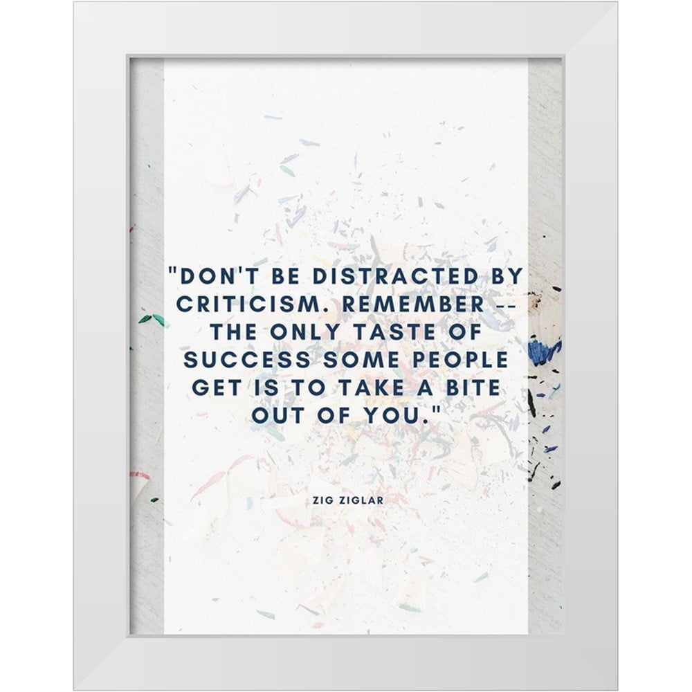 ArtsyQuotes 19x24 White Modern Wood Framed Museum Art Print Titled ...