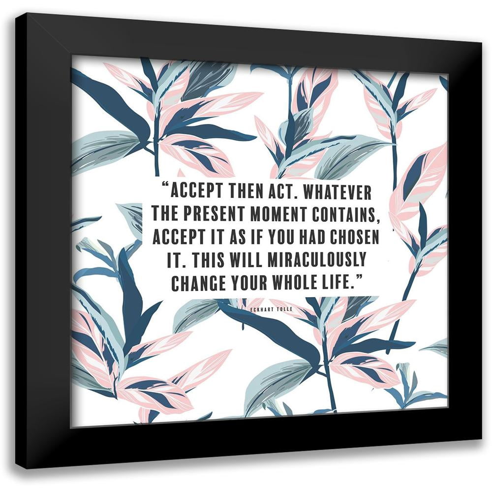ArtsyQuotes 20x20 Black Modern Framed Museum Art Print Titled - Eckhart ...