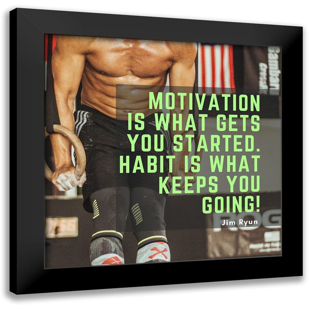 ArtsyQuotes 20x20 Black Modern Framed Museum Art Print Titled - Jim ...