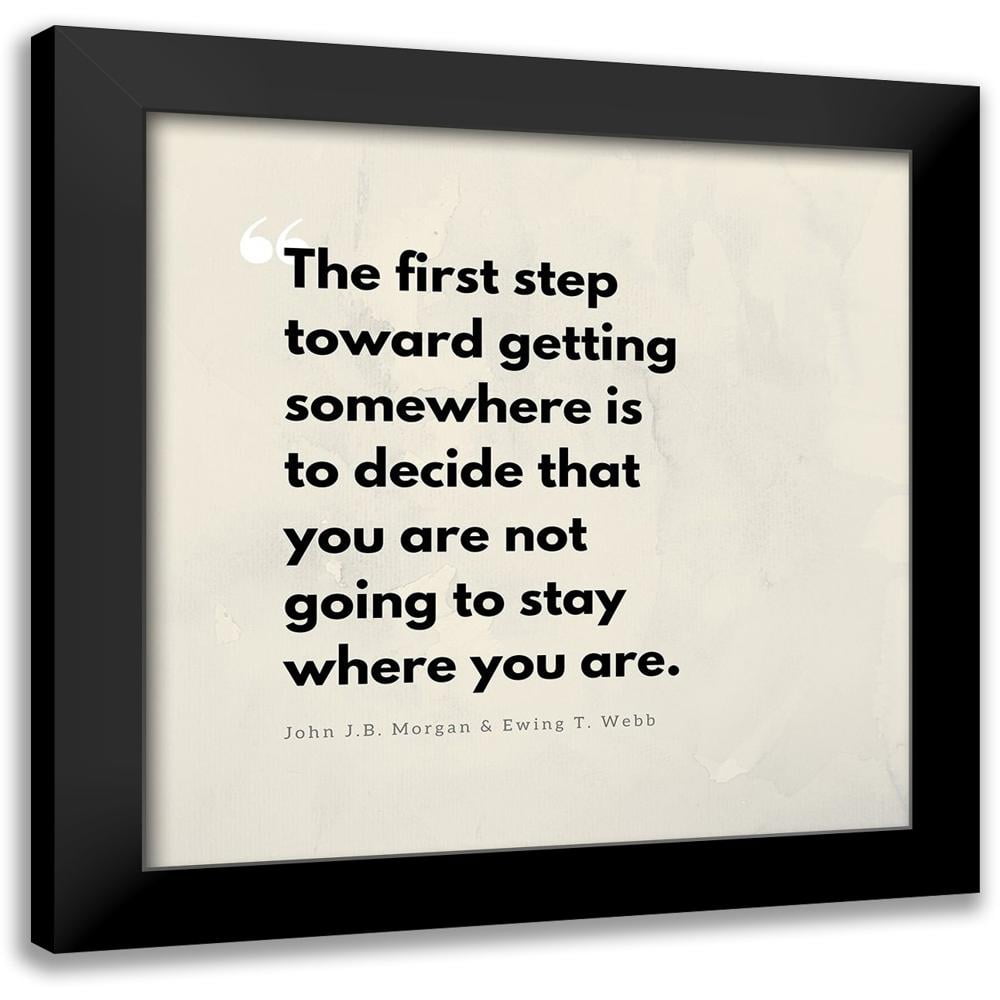 ArtsyQuotes 20x20 Black Modern Framed Museum Art Print Titled - John J ...