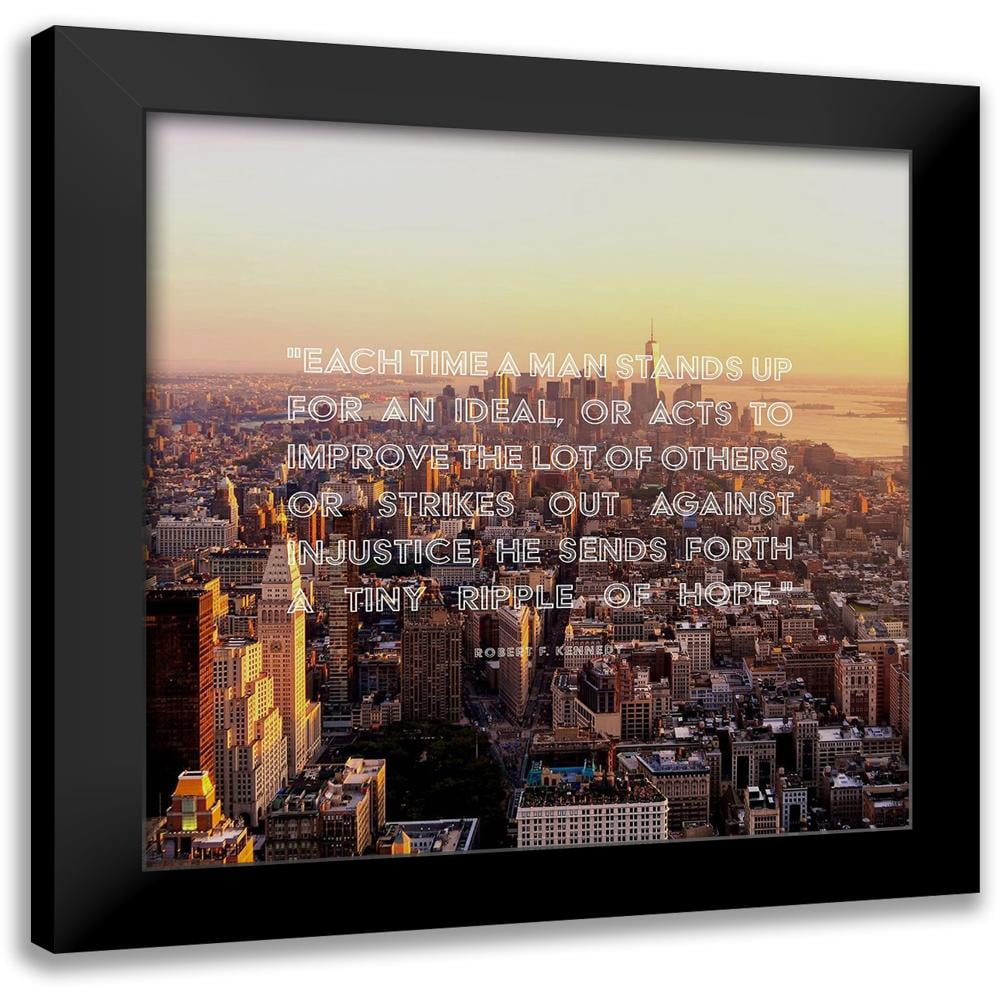 ArtsyQuotes 20x20 Black Modern Framed Museum Art Print Titled - Robert ...