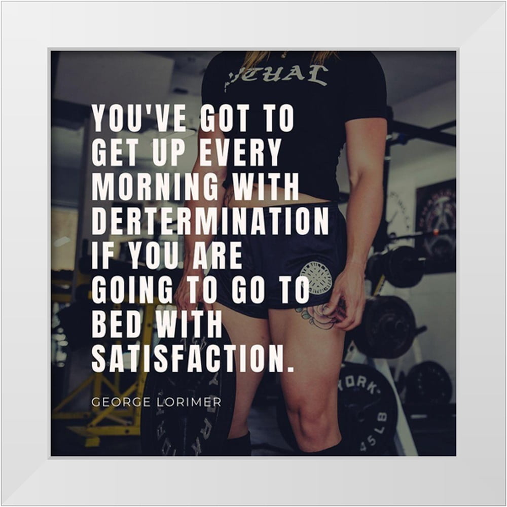 ArtsyQuotes 20x20 White Modern Wood Framed Museum Art Print Titled ...