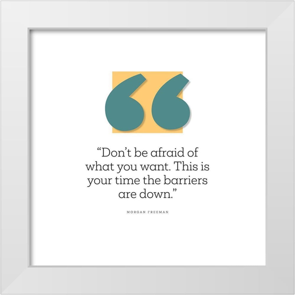 ArtsyQuotes 20x20 White Modern Wood Framed Museum Art Print Titled ...