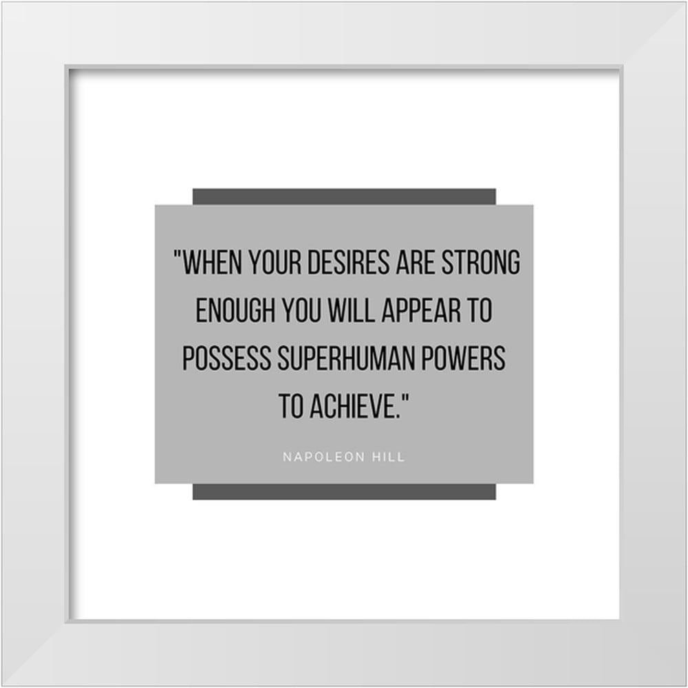 ArtsyQuotes 20x20 White Modern Wood Framed Museum Art Print Titled ...