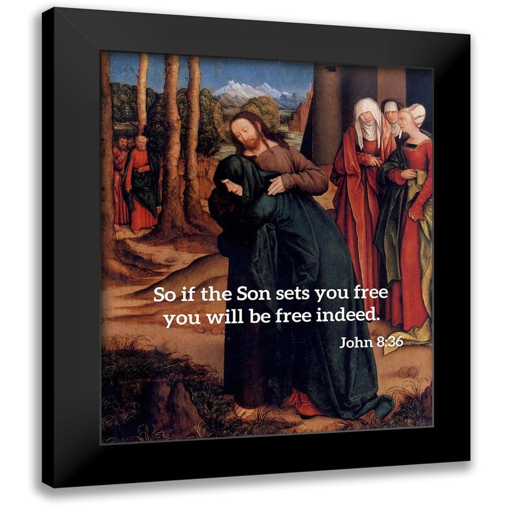 ArtsyQuotes 20x24 Black Modern Framed Museum Art Print Titled - Bible ...