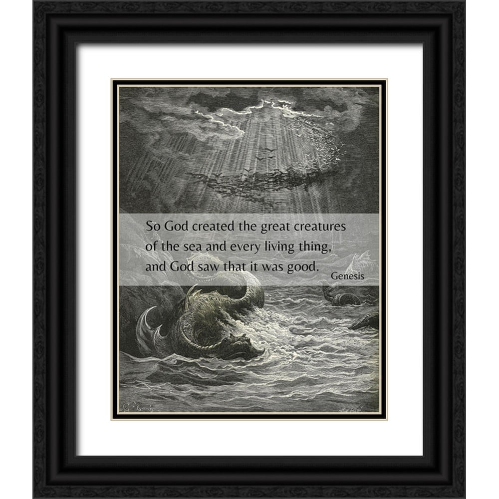 ArtsyQuotes 20x24 Black Ornate Wood Framed with Double Matting Museum ...