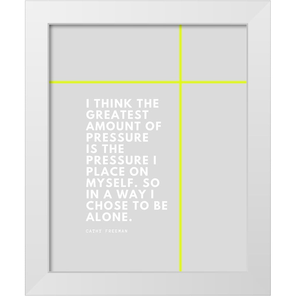 ArtsyQuotes 20x24 White Modern Wood Framed Museum Art Print Titled ...