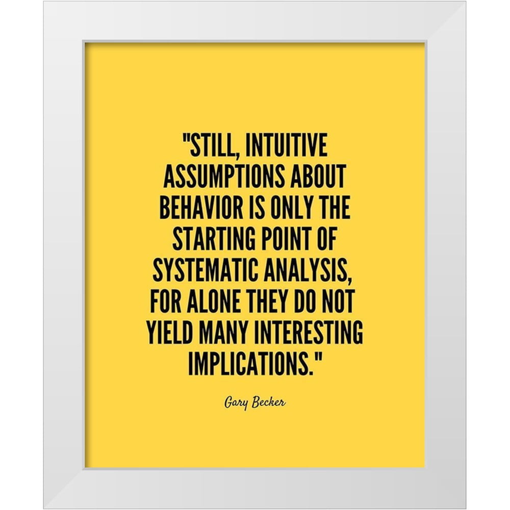ArtsyQuotes 20x24 White Modern Wood Framed Museum Art Print Titled ...
