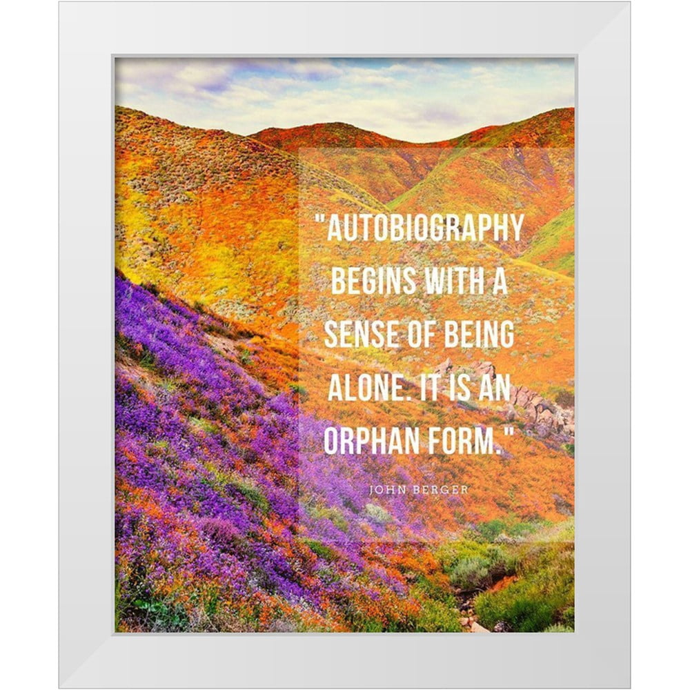ArtsyQuotes 20x24 White Modern Wood Framed Museum Art Print Titled ...