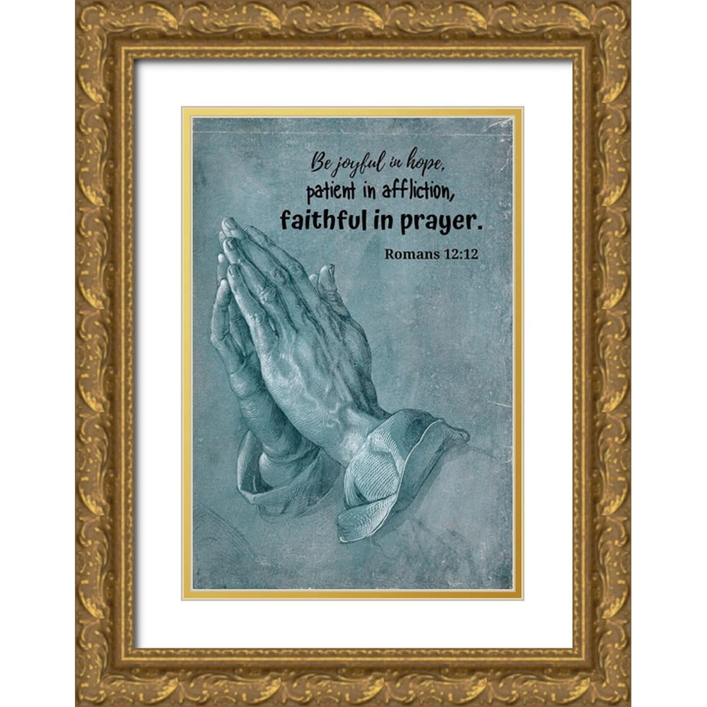ArtsyQuotes 23x32 Gold Ornate Wood Framed with Double Matting Museum ...