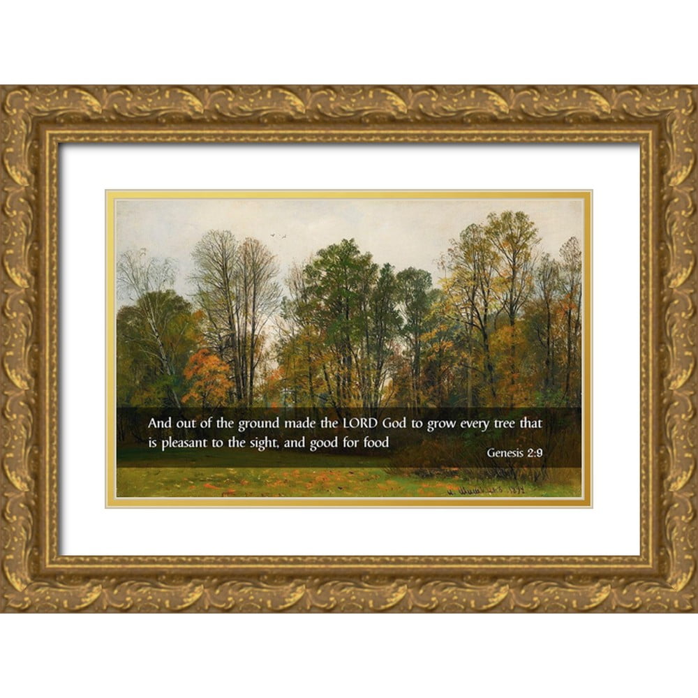ArtsyQuotes 24x17 Gold Ornate Wood Framed with Double Matting Museum ...