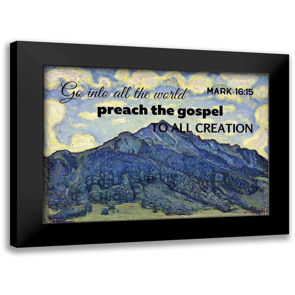 ArtsyQuotes 24x18 Black Modern Framed Museum Art Print Titled - Bible ...