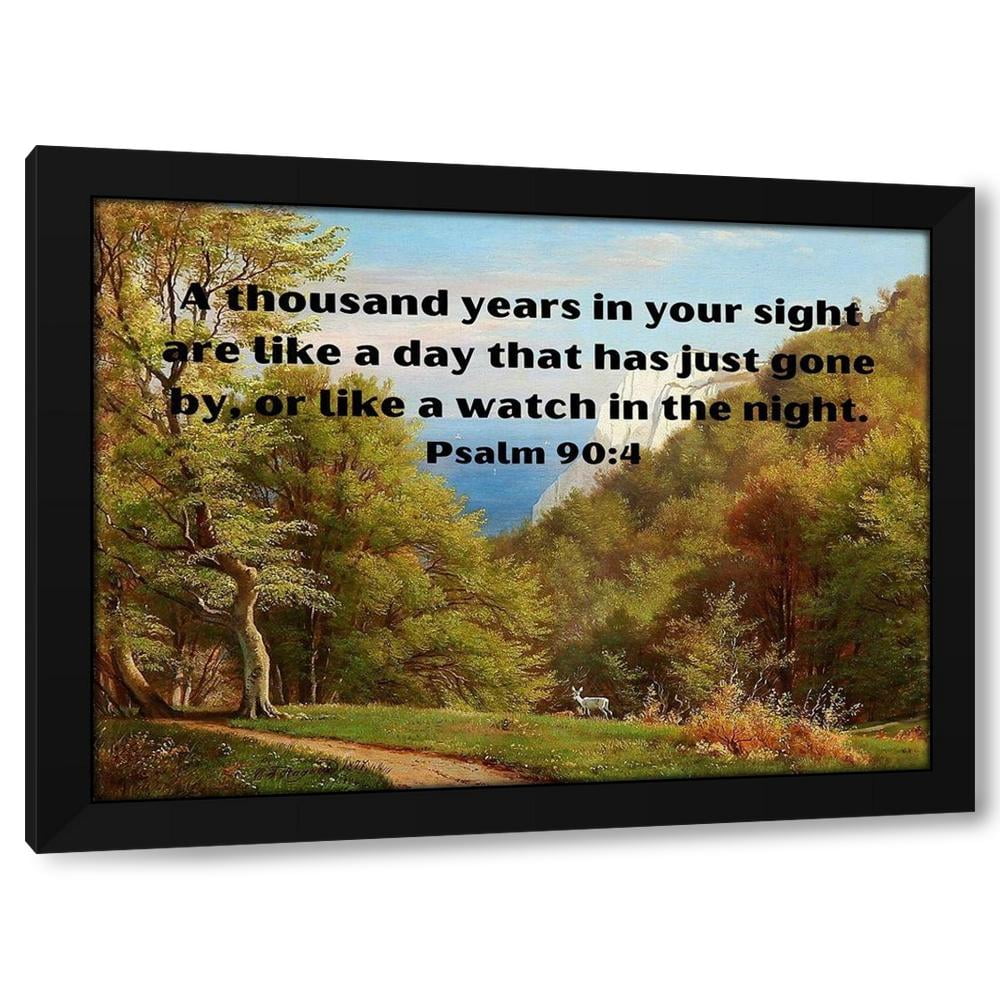 ArtsyQuotes 24x19 Black Modern Wood Framed Wall Art Titled - Bible ...