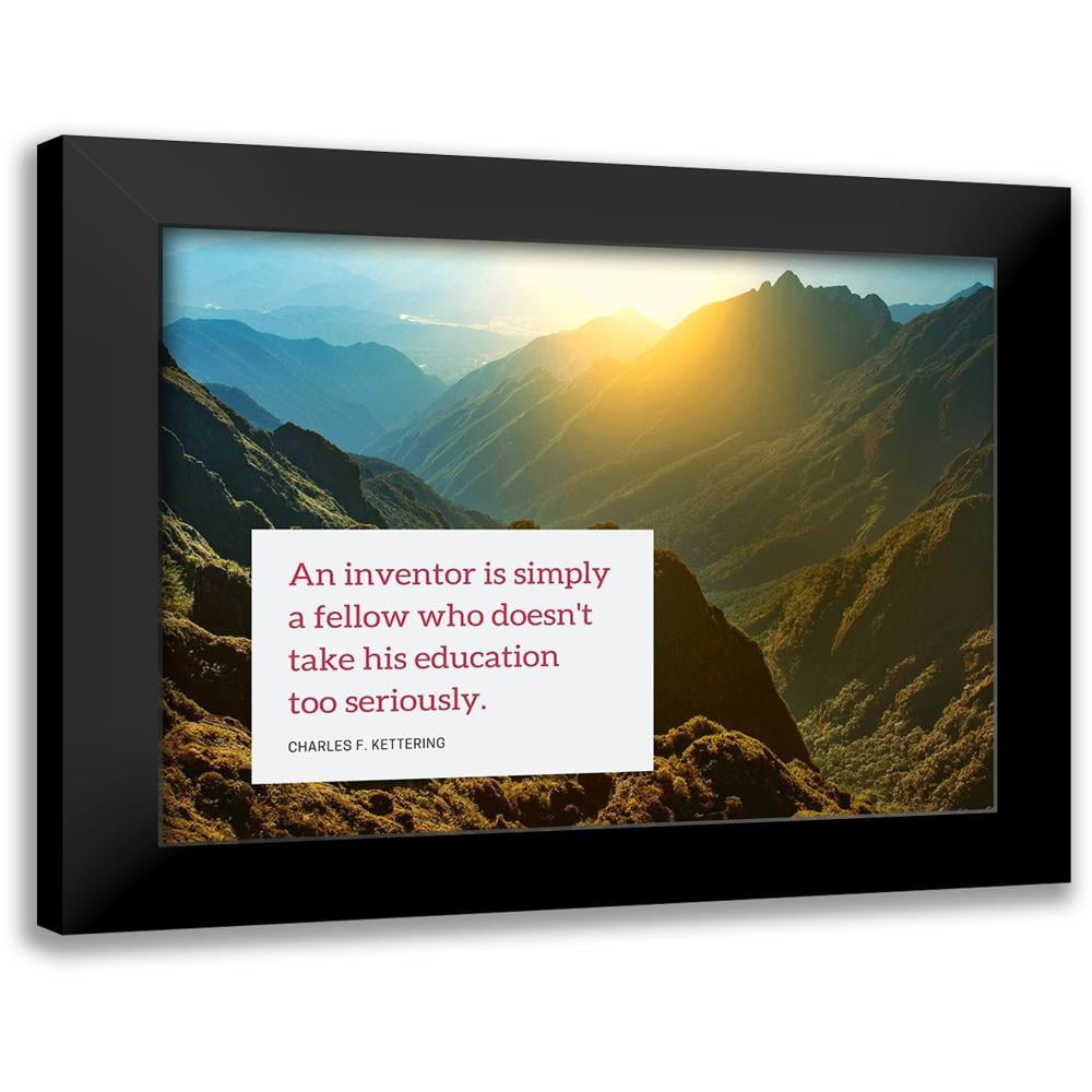 ArtsyQuotes 24x19 Black Modern Framed Museum Art Print Titled - Charles ...