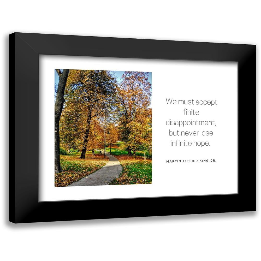 ArtsyQuotes 24x19 Black Modern Framed Museum Art Print Titled - Martin ...