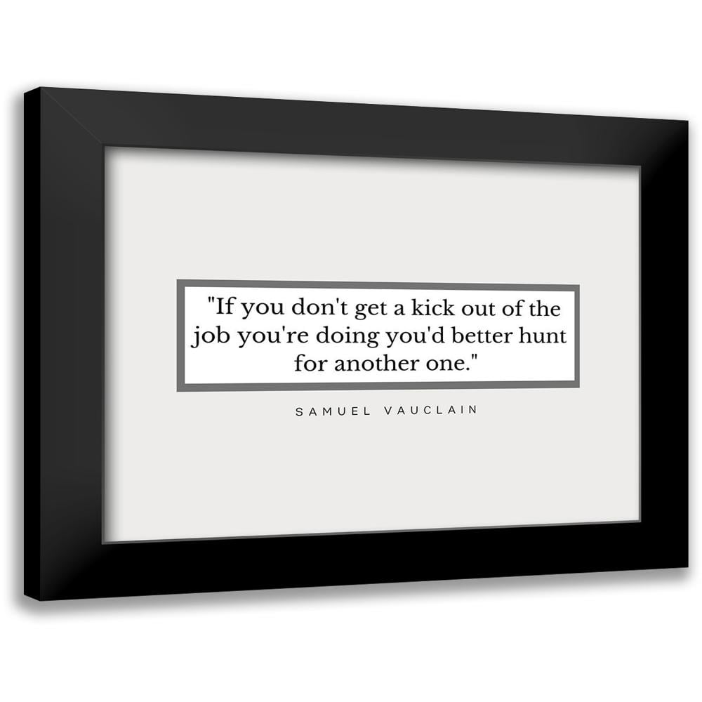 ArtsyQuotes 24x19 Black Modern Framed Museum Art Print Titled - Samuel ...