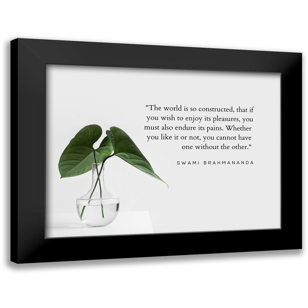 ArtsyQuotes 24x19 Black Modern Framed Museum Art Print Titled - Swami ...