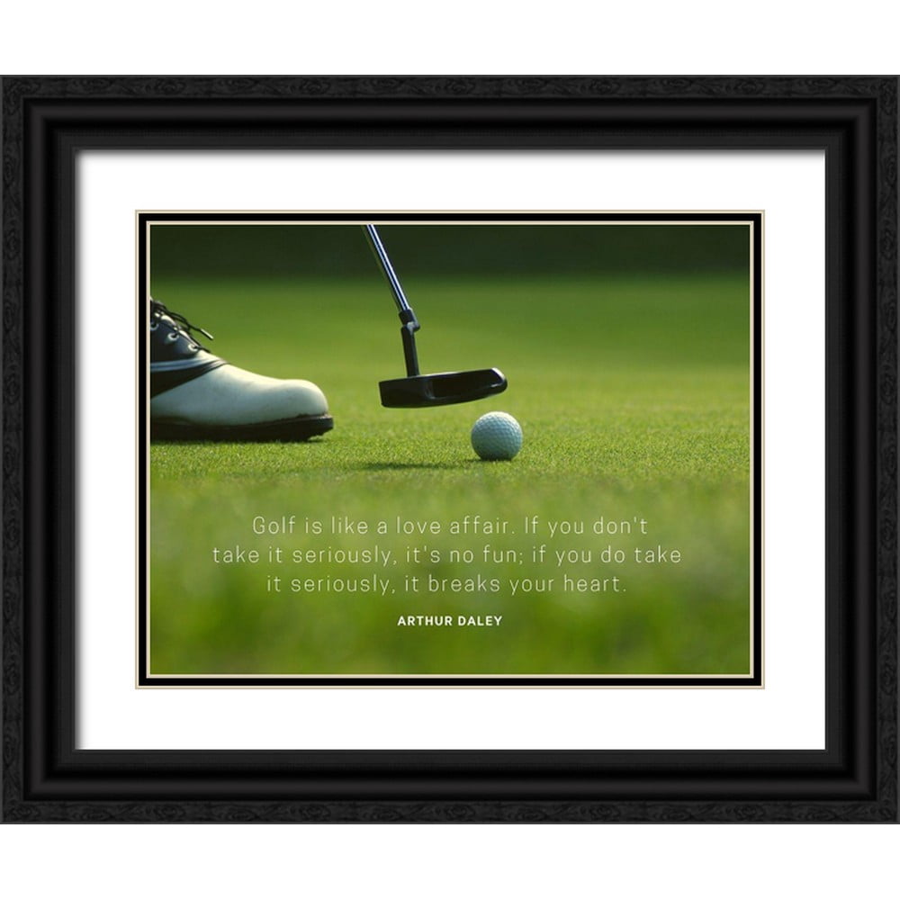 ArtsyQuotes 24x19 Black Ornate Wood Framed with Double Matting Museum ...