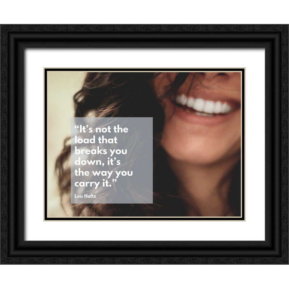 ArtsyQuotes 24x19 Black Ornate Wood Framed with Double Matting Museum ...