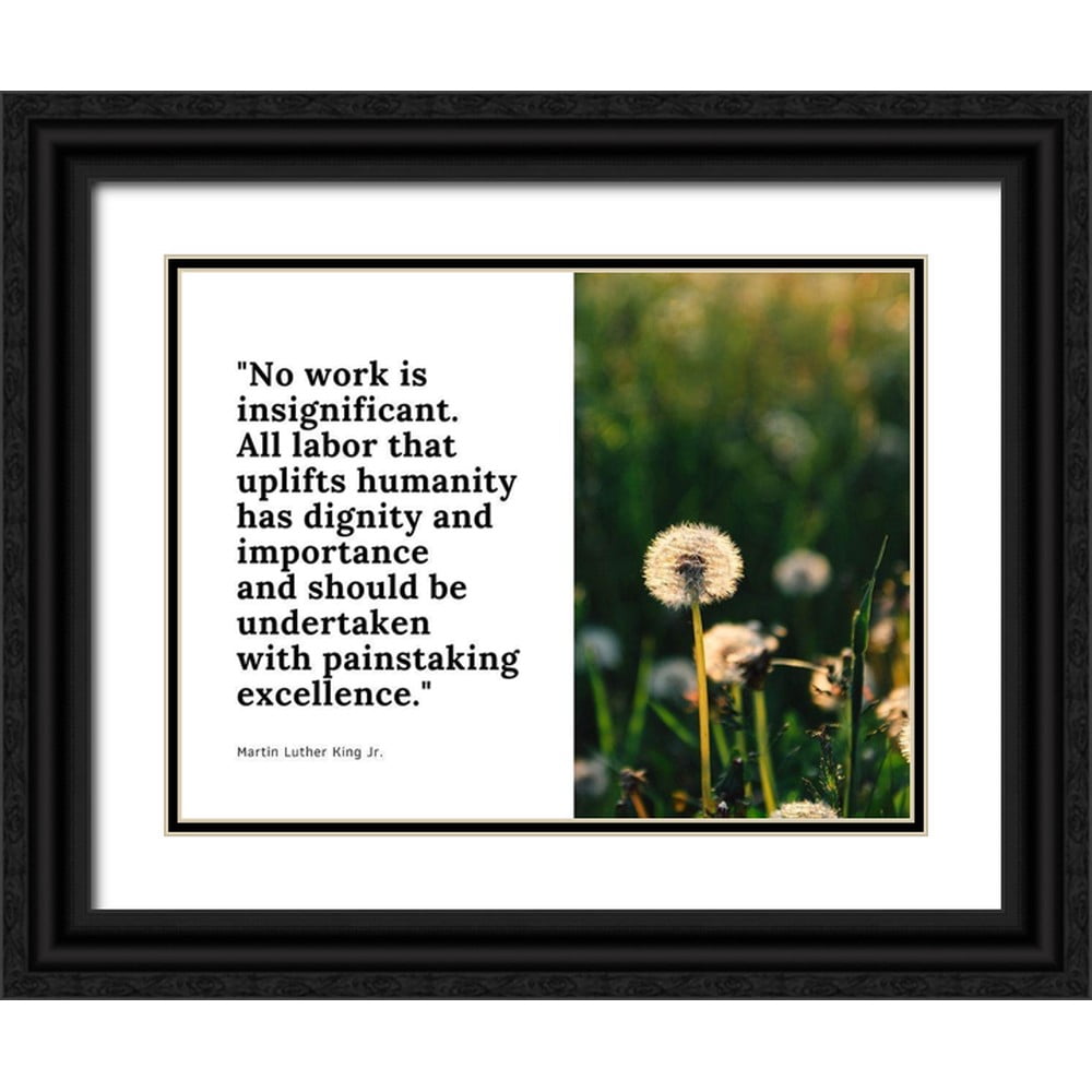 ArtsyQuotes 24x19 Black Ornate Wood Framed with Double Matting Museum ...