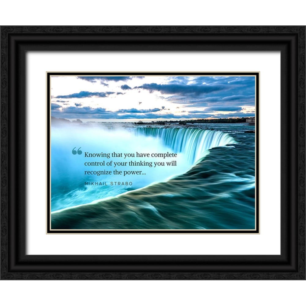 ArtsyQuotes 24x19 Black Ornate Wood Framed with Double Matting Museum ...