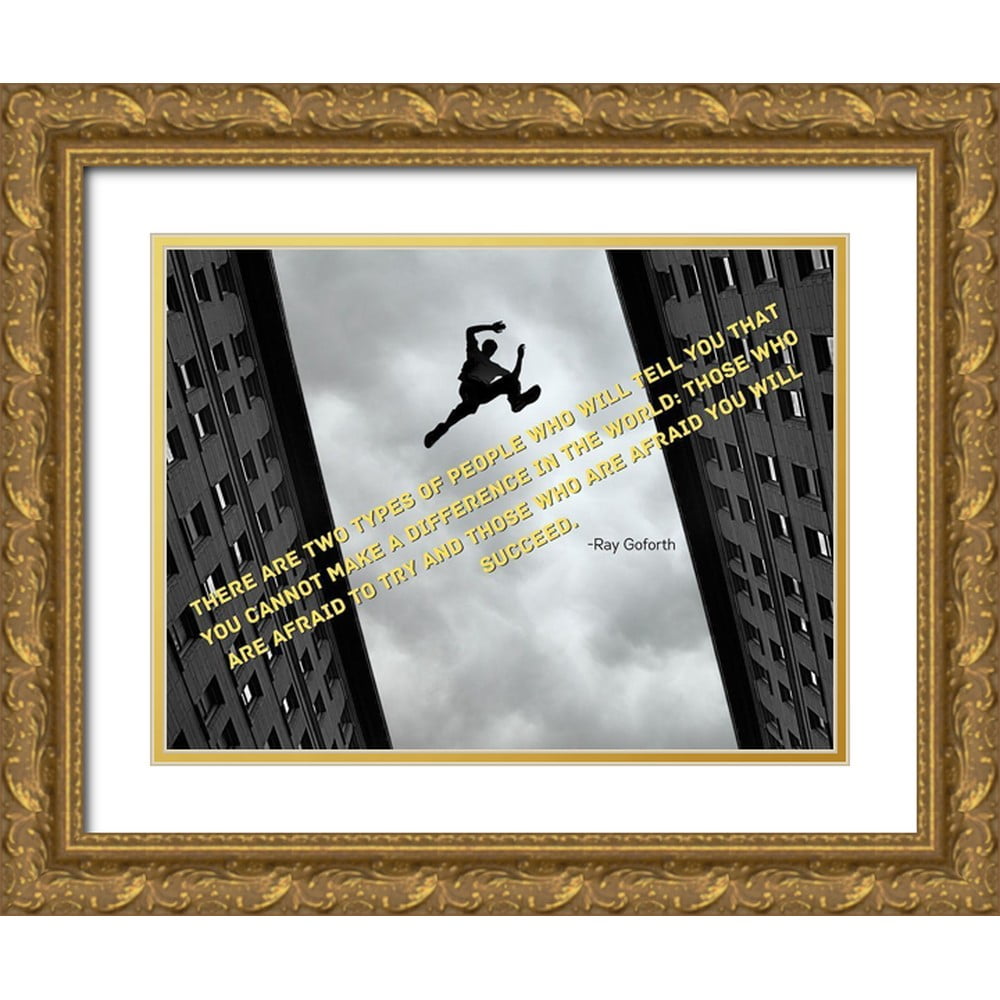 ArtsyQuotes 24x19 Gold Ornate Wood Framed with Double Matting Museum ...