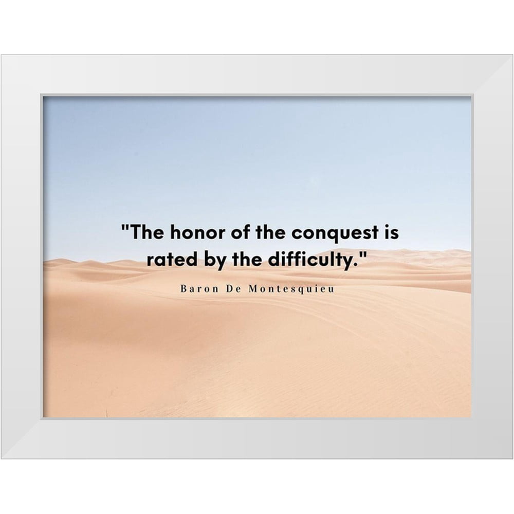ArtsyQuotes 24x19 White Modern Wood Framed Museum Art Print Titled ...