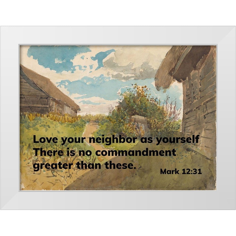 ArtsyQuotes 24x19 White Modern Wood Framed Museum Art Print Titled ...