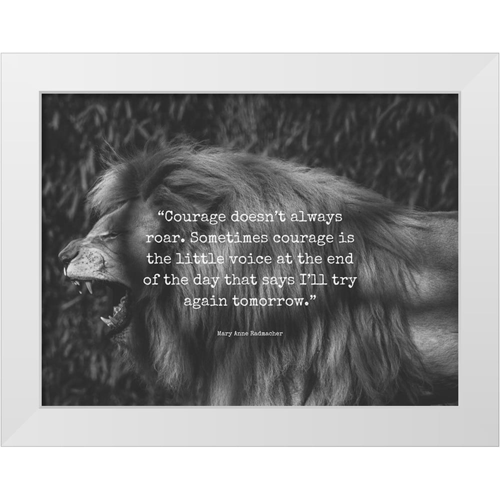 ArtsyQuotes 24x19 White Modern Wood Framed Museum Art Print Titled ...