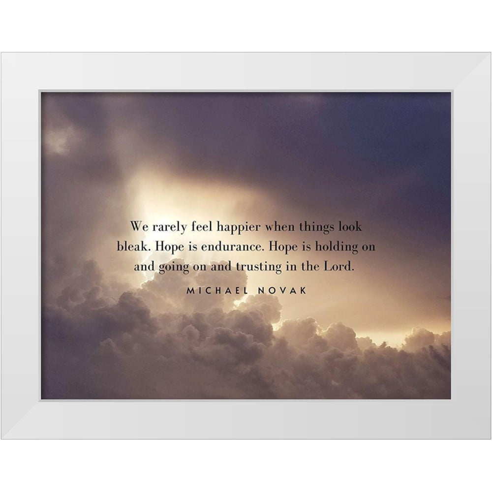 ArtsyQuotes 24x19 White Modern Wood Framed Museum Art Print Titled ...