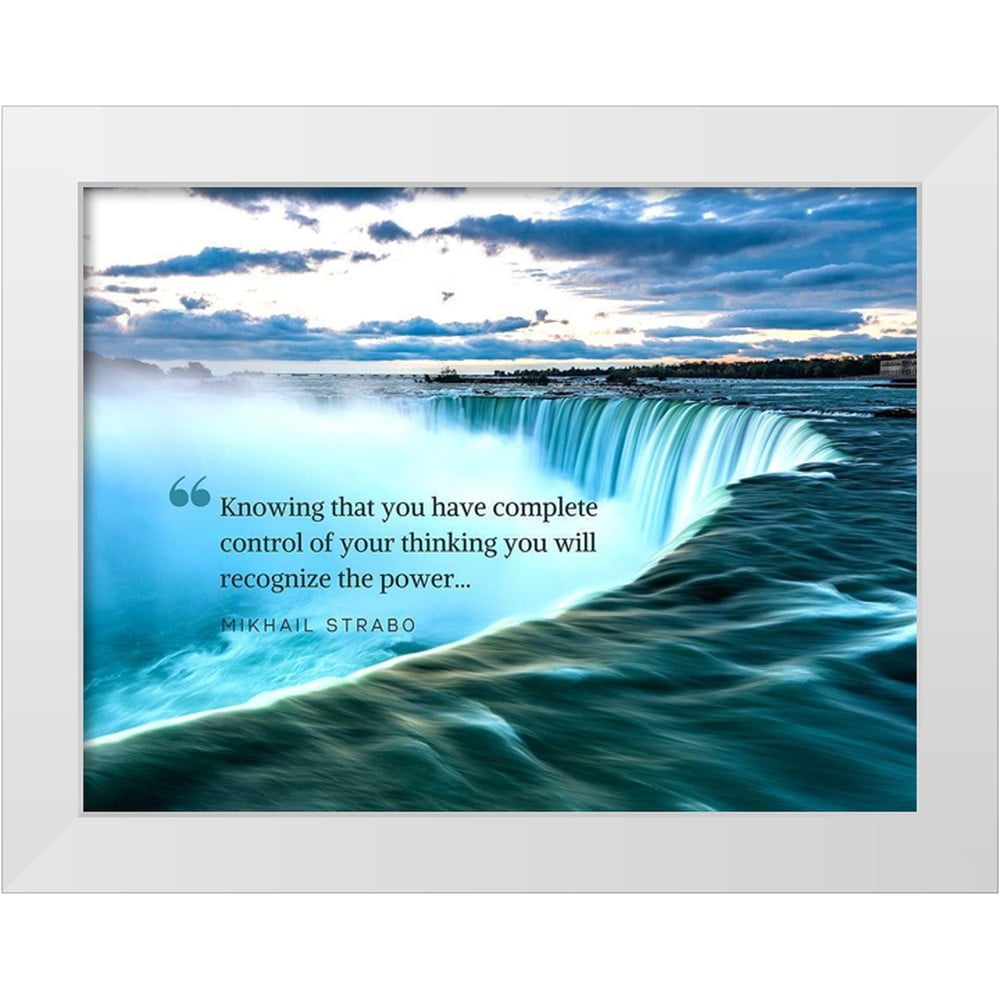 ArtsyQuotes 24x19 White Modern Wood Framed Museum Art Print Titled ...