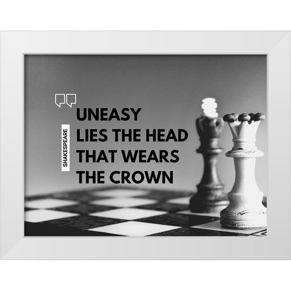 ArtsyQuotes 24x19 White Modern Wood Framed Museum Art Print Titled ...