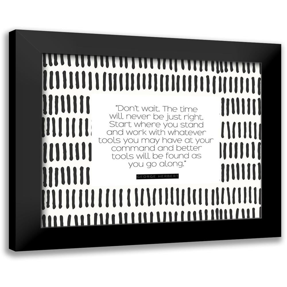 ArtsyQuotes 24x20 Black Modern Framed Museum Art Print Titled - George ...