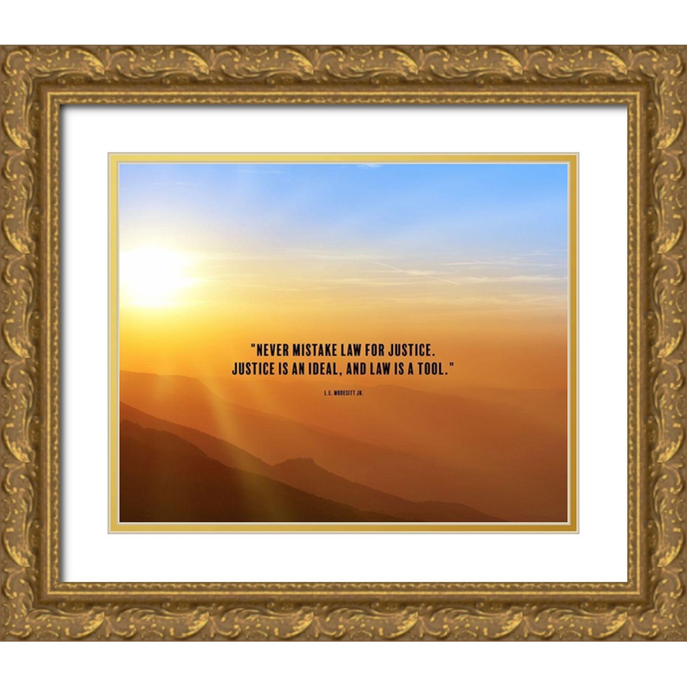ArtsyQuotes 24x20 Gold Ornate Wood Framed with Double Matting Museum ...