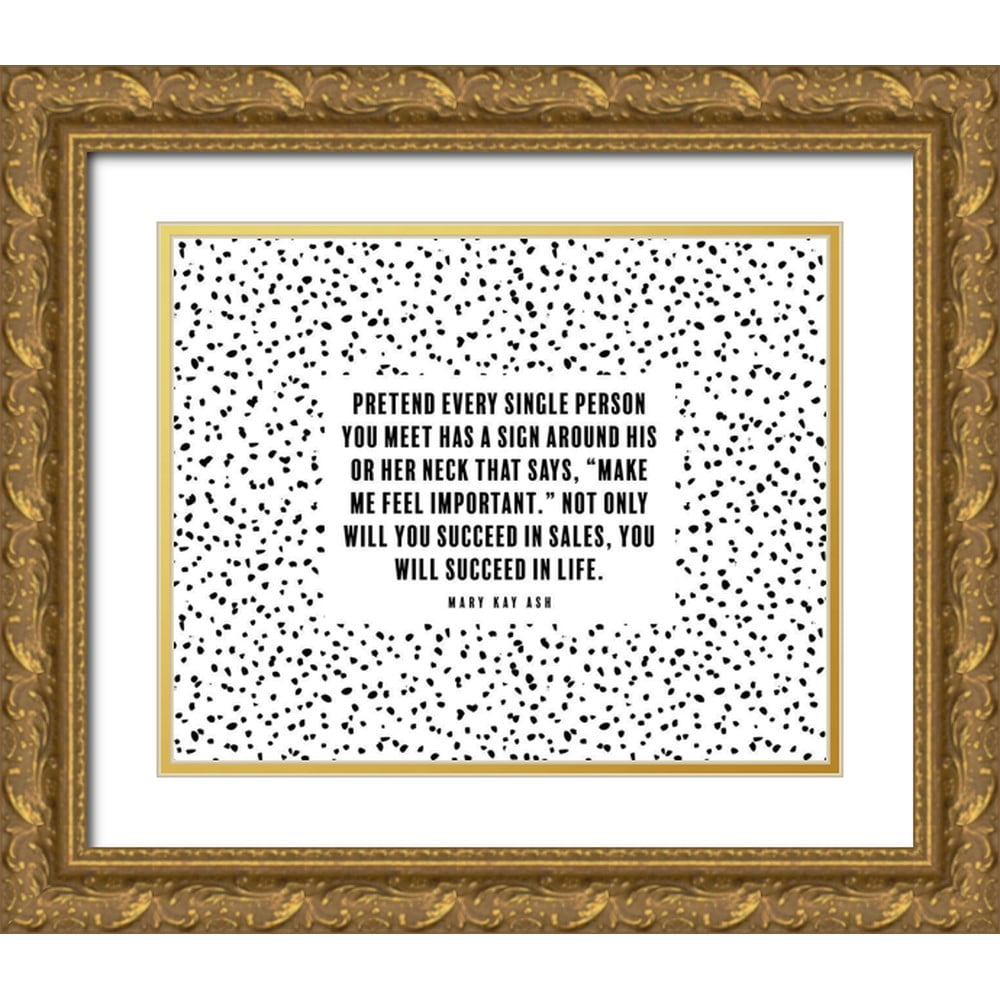 ArtsyQuotes 24x20 Gold Ornate Wood Framed with Double Matting Museum ...