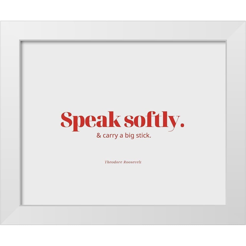 ArtsyQuotes 24x20 White Modern Wood Framed Museum Art Print Titled ...